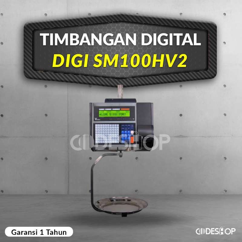 Jual Timbangan Digital Sm 100 Hv2 Plus Cetak Label Harga Dan Produk Di ...