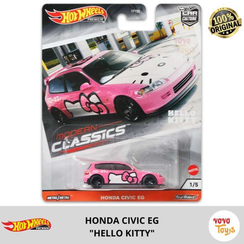 Jual Hot Wheels Car Culture Honda Civic EG Hello Kitty Modern Classics ...