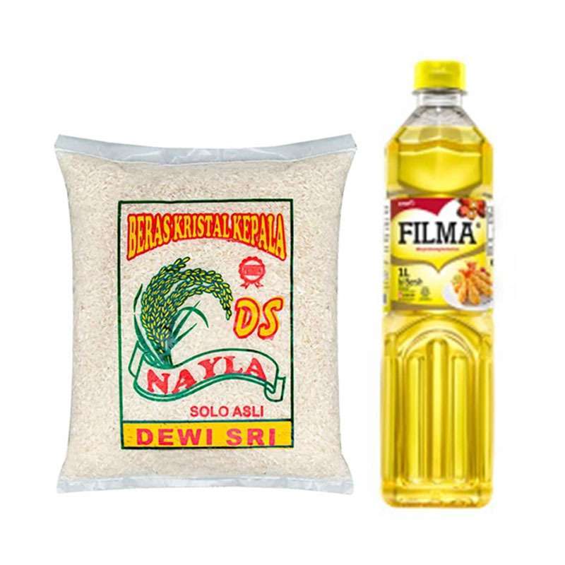 Jual Paket Nayla Beras Premium 2,5Kg + Filma Minyak Goreng Botol 1L di ...