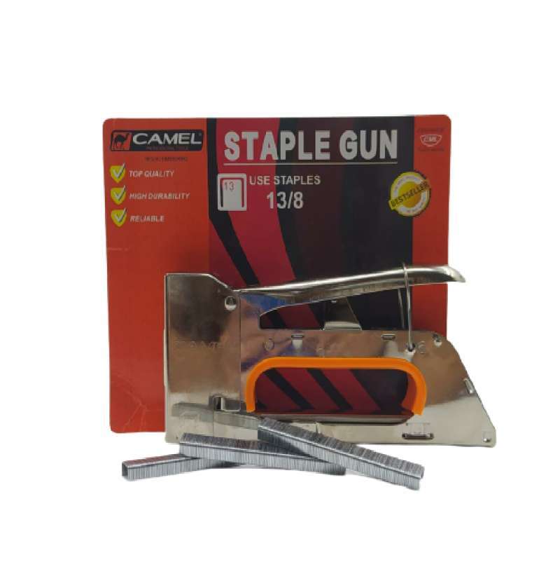 Promo Stapler Tembak Camel Staple Gun Hekter Gun Tacker Staples Sofa ...