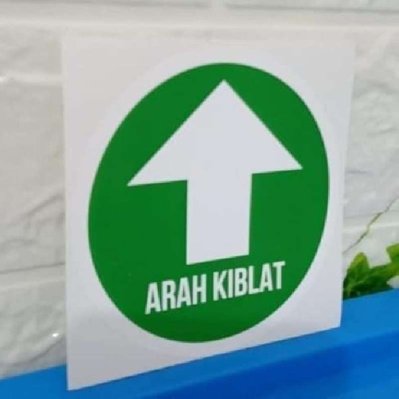 Jual SIGN STICKER ARAH KIBLAT UKURAN 10X10CM RAMBU di Seller Sentral ...