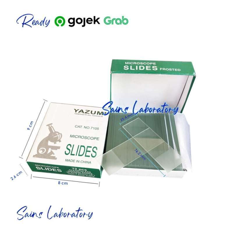 Jual Kaca Benda Object Glass Kaca Preparat Microscopes Slides Spesimen ...
