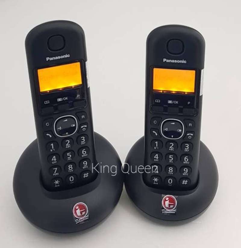 Jual Telepon Wireless Panasonic Kx-Tgb212 Hitam Cordless Phone Tgb212 Black di Seller Kerrin ...