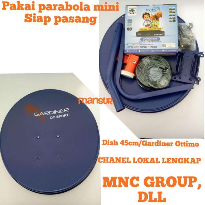 Jual Paket Parabola Mini 45cm+Receiver Ottimo di Seller mansuur ...