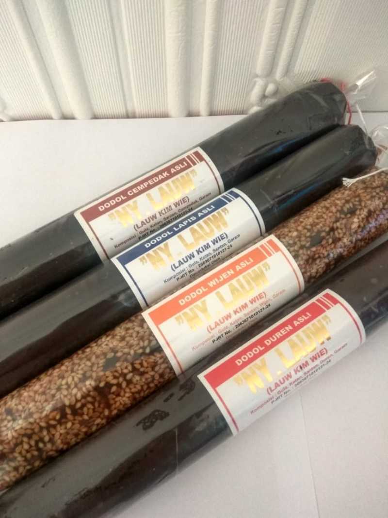 Jual Dodol Durian Ny Lauw (1kg) Ny. Lauw Dodol Duren Khas Tangerang ...