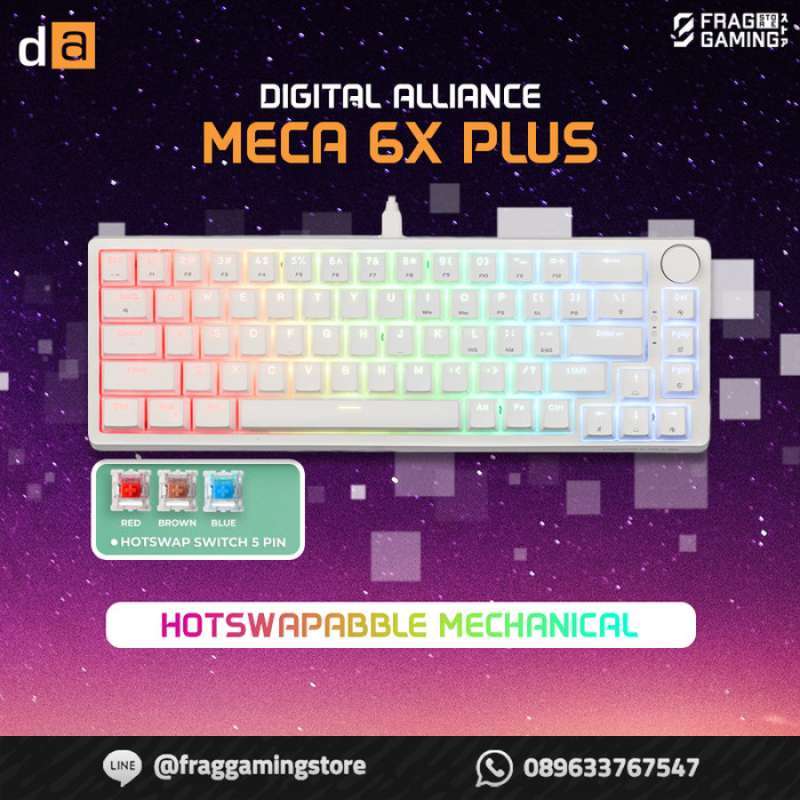 Promo Digital Alliance / Da Meca 6x Plus Rgb Hotswap Mechanical ...
