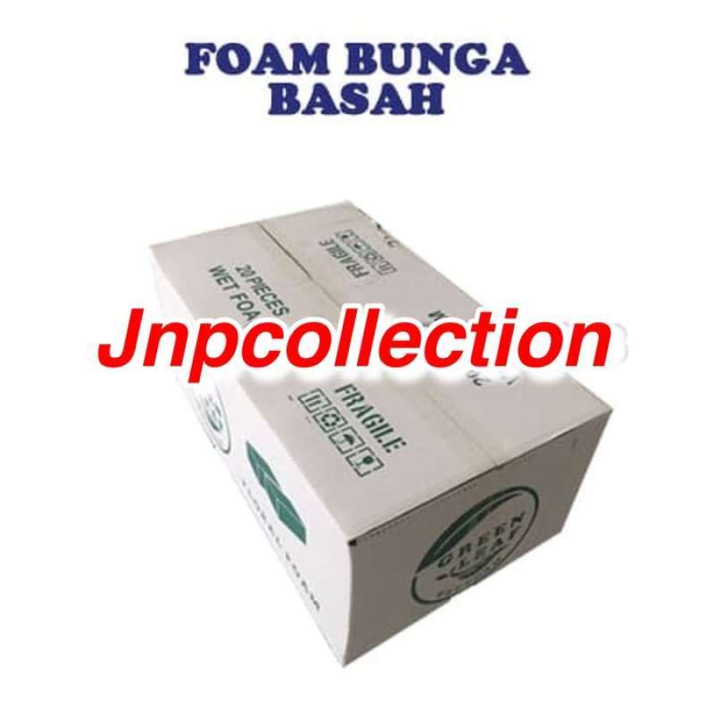 Jual Wet foam 1 dus/Oasis/Busa basah/Artificial/Aquaria FREE ONGKIR di ...