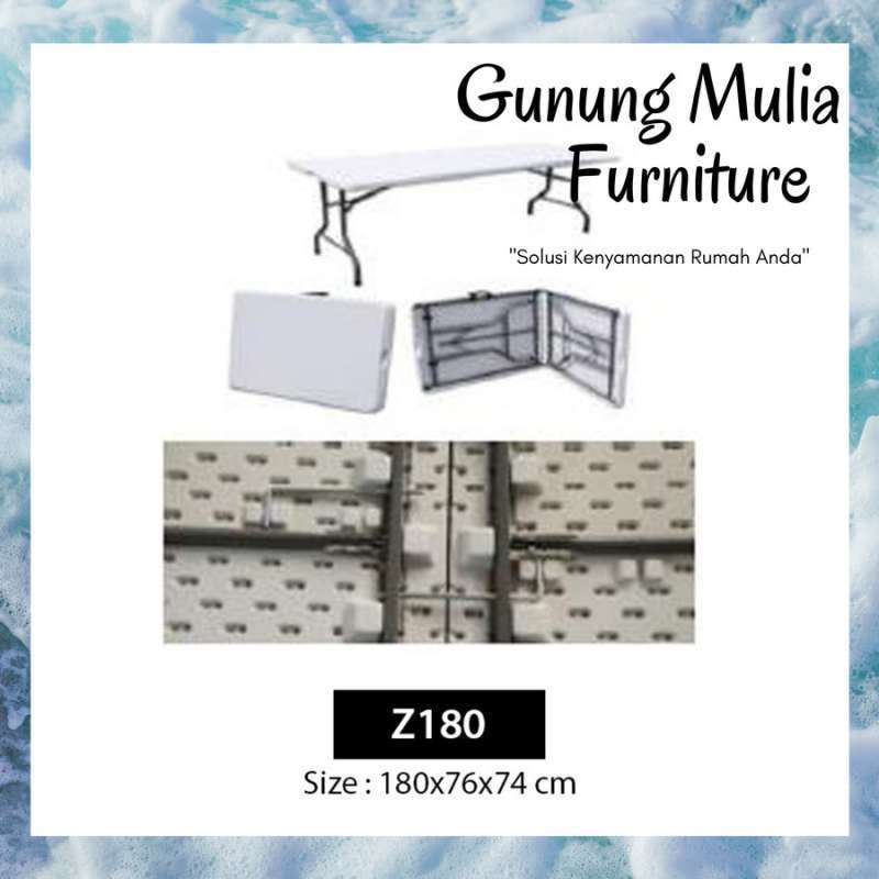 Jual Meja Lipat Fiber / Folding Table / Meja Cafe / Meja Makan Camping ...