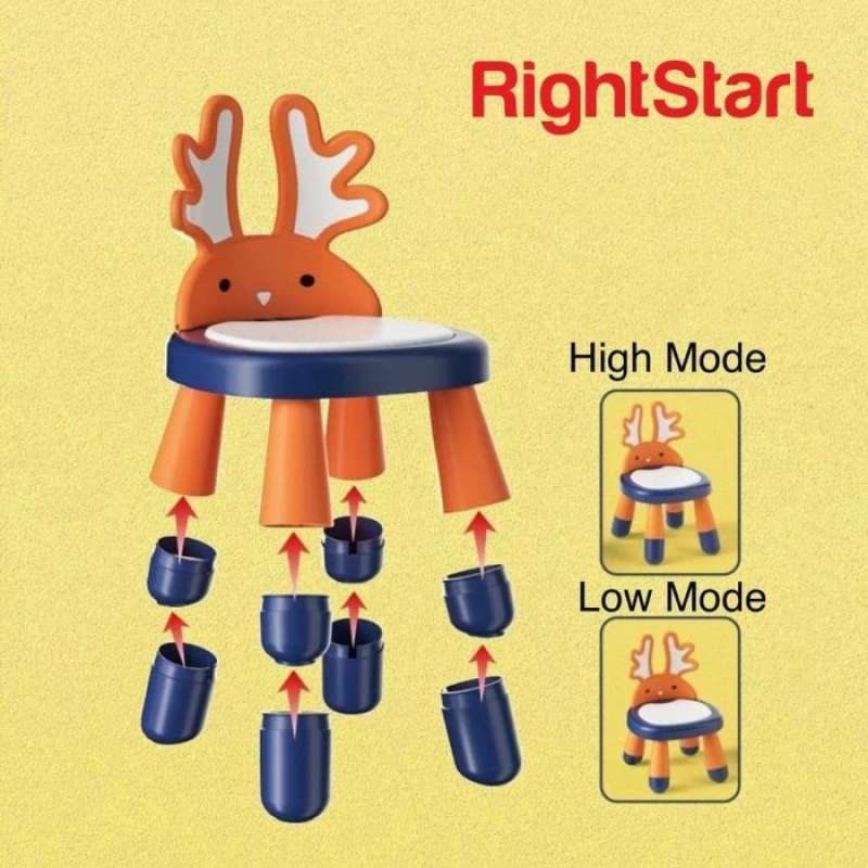 Promo Right Start Hc 2381 3 In 1 Deer Chair With Toys Diskon 10% di ...