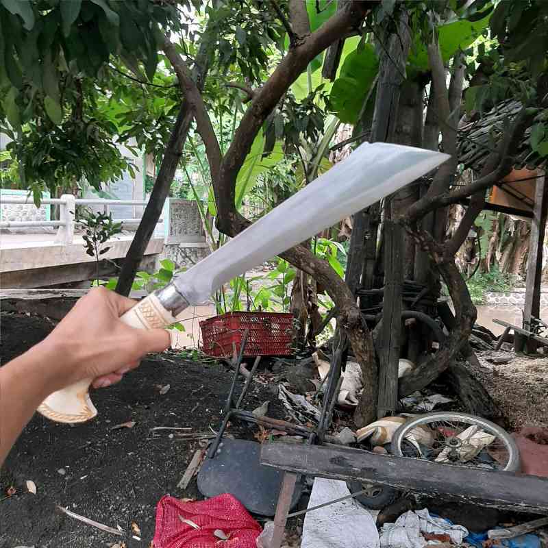 Jual golok parang potong kayu pohon bambu kelapa baja per sepuh tajam ...