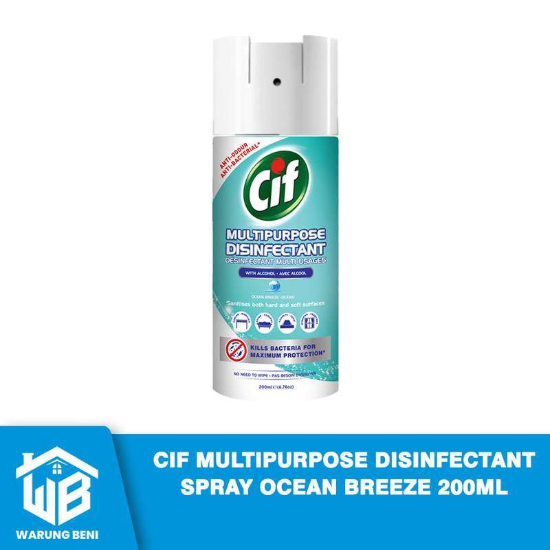Jual Cif Multipurpose Disinfectant Spray Ocean Breeze 200ml di Seller ...