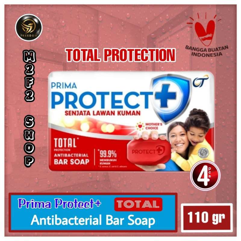 Jual Prima Protect+ Sabun Mandi Batang Total Protection - 110 Gr ...