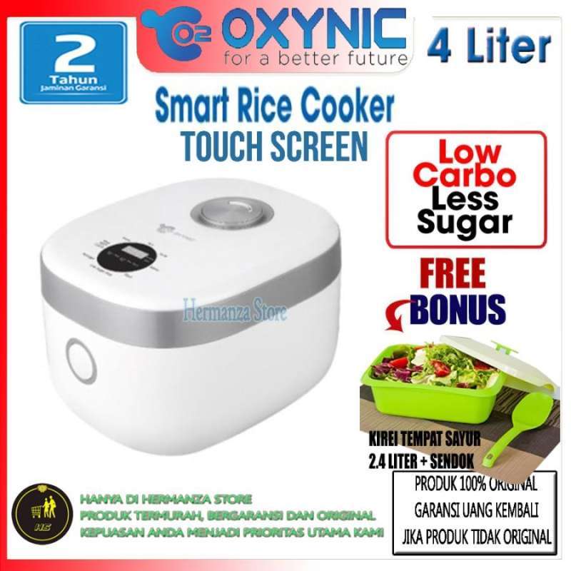 Jual OXYNIC Smart Rice Cooker Low Carbo Less Sugar 4 Liter di Seller ...
