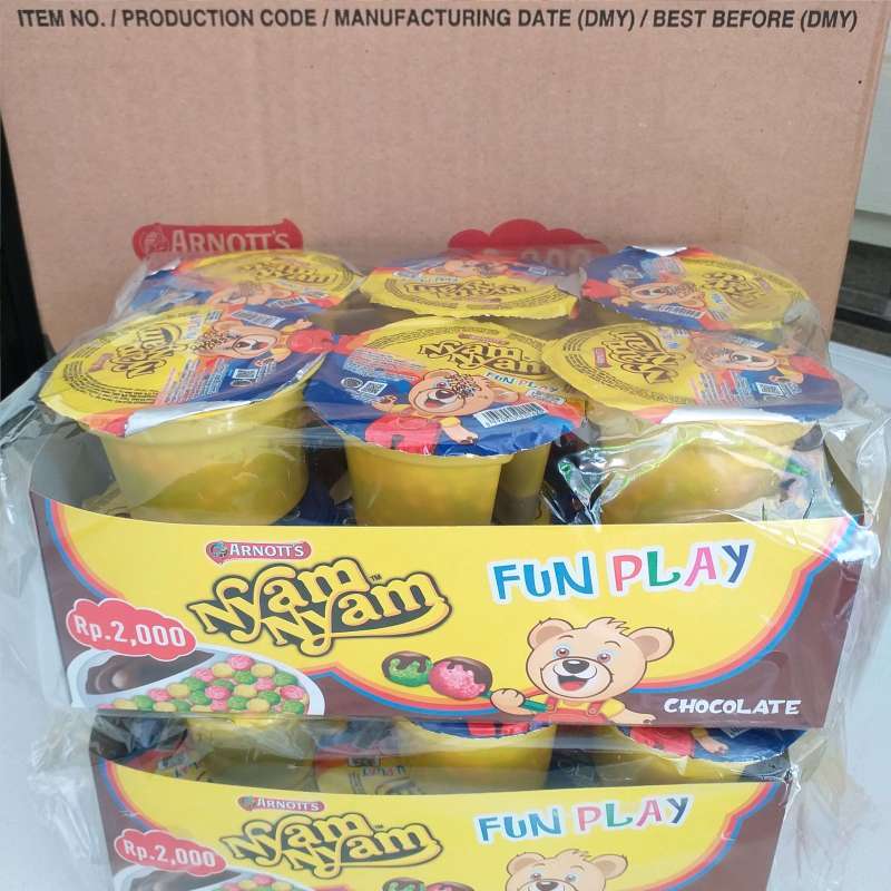 Jual Nyam Nyam Coklat Fun Play 11 Gram 1 Box di Seller Gwen Market ...