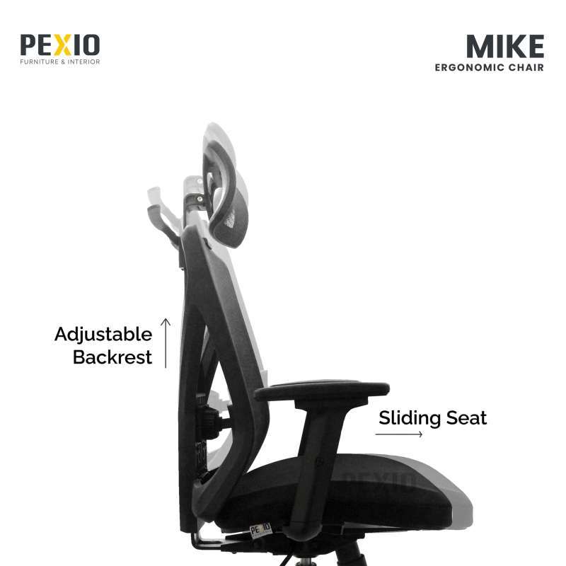 Jual Kursi Kantor Jaring Pexio | Kursi Kerja Jaring Pexio | Mike Foam ...