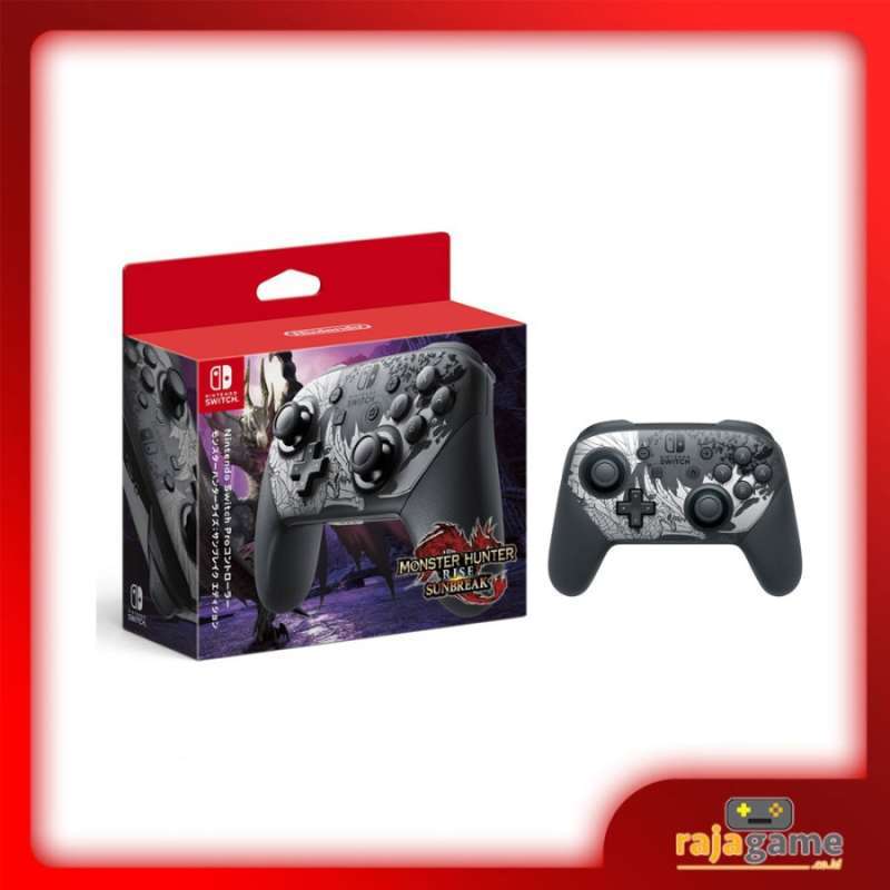 Jual Nintendo Switch Pro Controller Monster Hunter Rise Sunbreak ...