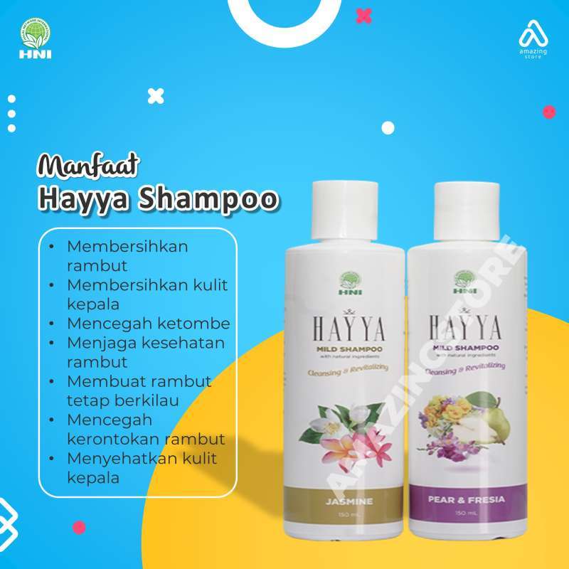 Jual Hayya Mild Shampo Hni Hpai Jasmine Pear & Fresia Sampo Non Sls ...