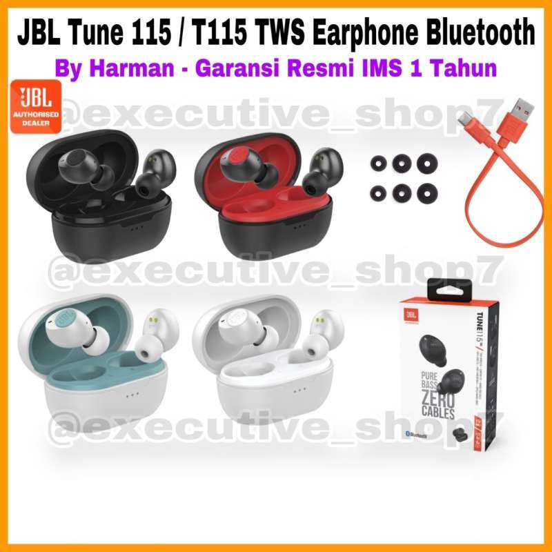 Jual JBL Tune 115 / T115 TWS Earphone Bluetooth By Harman - Garansi ...