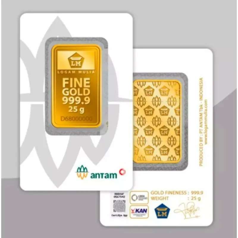 Jual Flash Sale - Antam Logam Mulia Keping Emas [5 G/ 999.9‰ Fine Gold ...