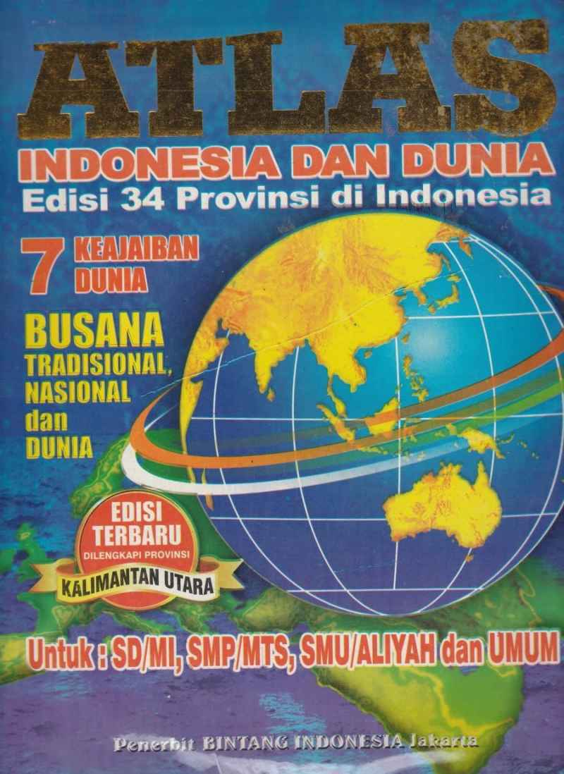 Jual Atlas Indonesia Dan Dunia Edisi 34 Provinsi Di Indonesia di Seller ...