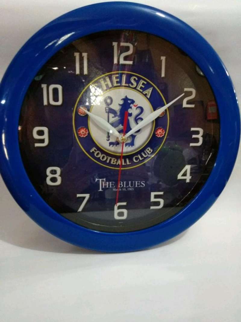 Promo Jam Dinding Chelsea Football Club Ontime Bola Tembok 30Cm Diskon ...