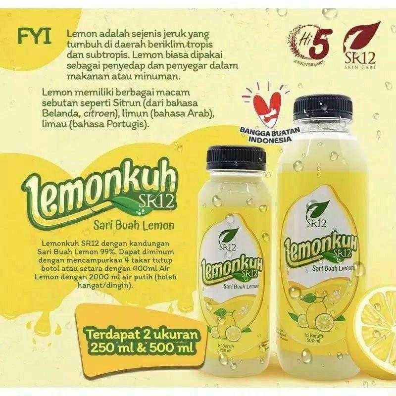 Jual Sari Lemonkuh Sr12 Sari Buah Lemon Asli Minuman Nutrisi Diet di ...