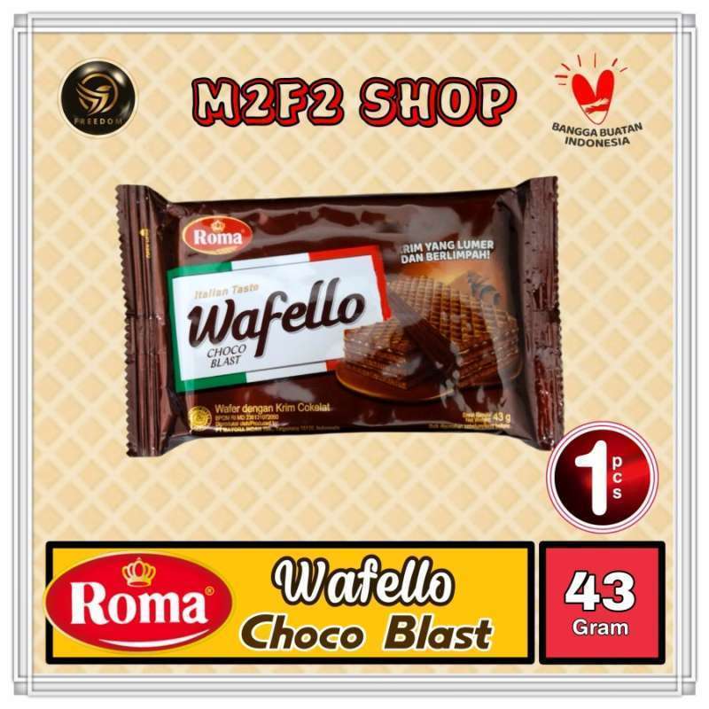 Jual Roma Wafer Wafello Choco Blast - 43 gr (Kemasan Satuan) di Seller ...