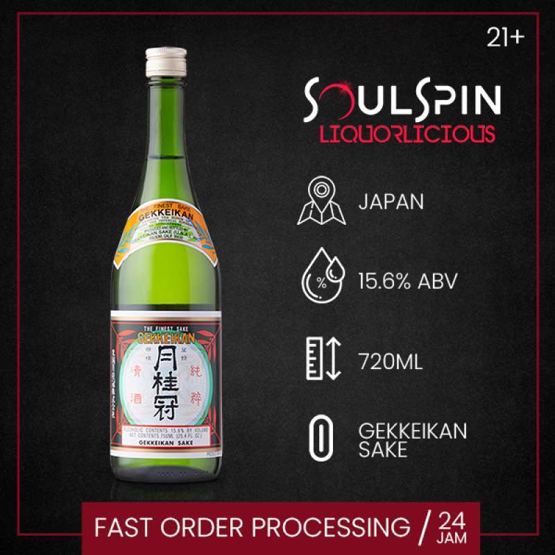 Jual Gekkeikan Traditional Junmai-shu Honjozo Sake 720ml di Seller ...