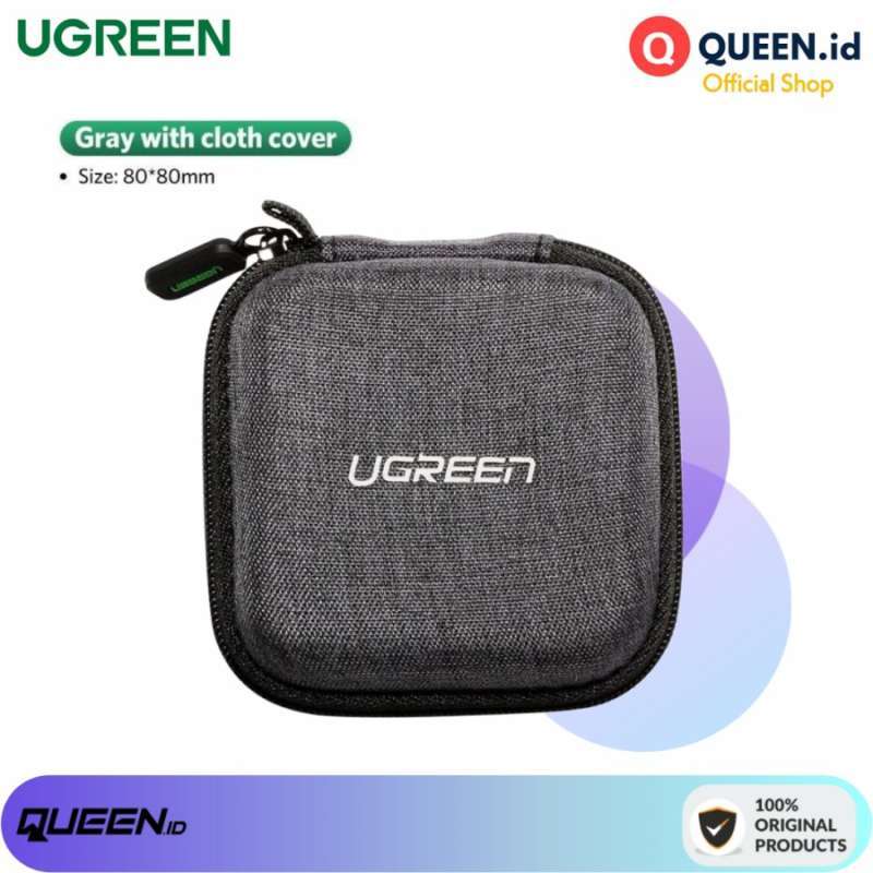 Jual Ugreen Case Mini Storage Fabric Pouch Headset Charger Hardcase ...