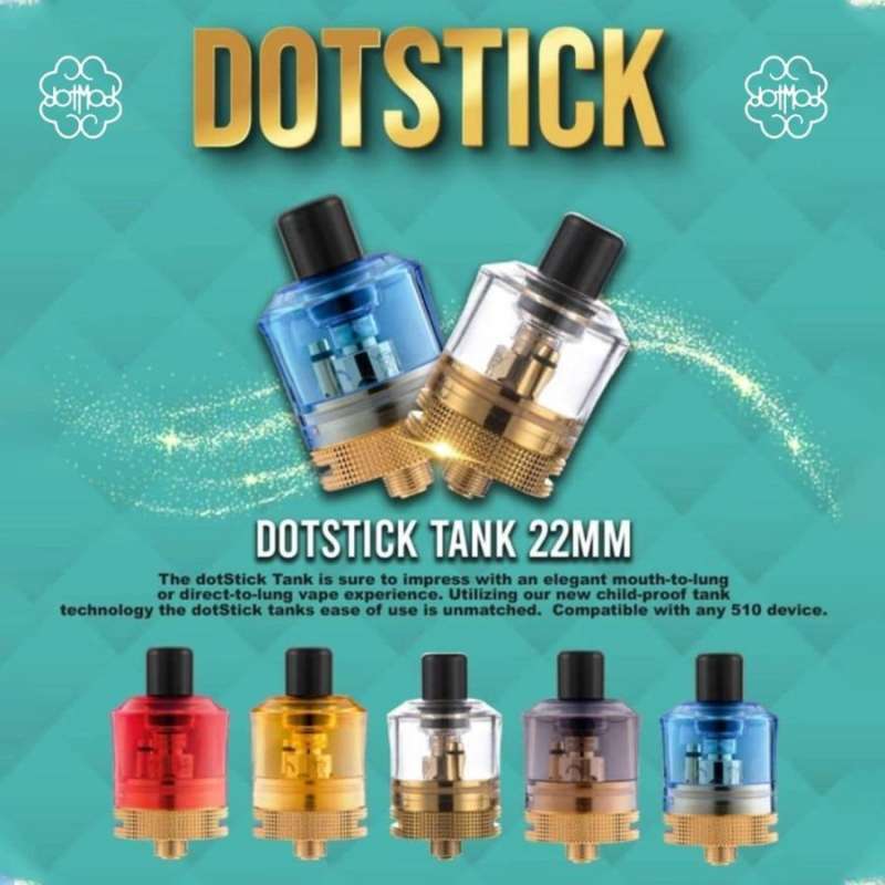 Jual dotStick Tank 22MM Pod Tank with Coil & Adapter by dotMod / Dot ...