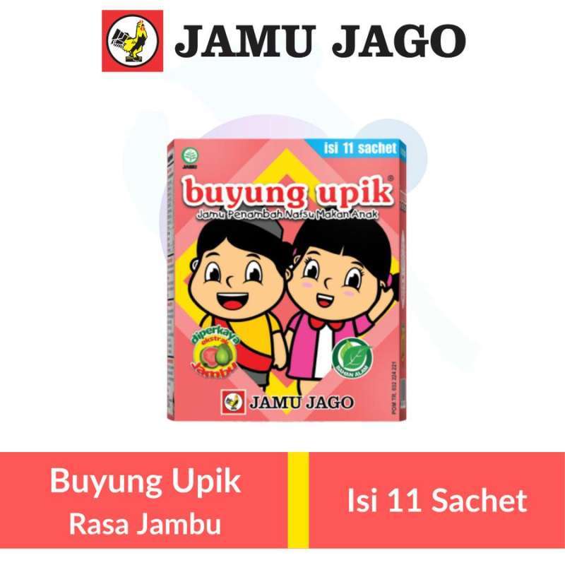 Jual Buyung Upik Jamu Jago rasa Jambu - Pack isi 11 sachet di Seller ...