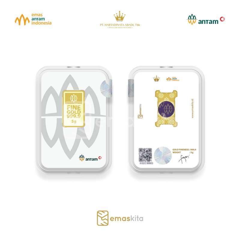 Promo Logam Mulia Antam x Hartadinata EmasKITA Premium 5 Gr Diskon 2% ...