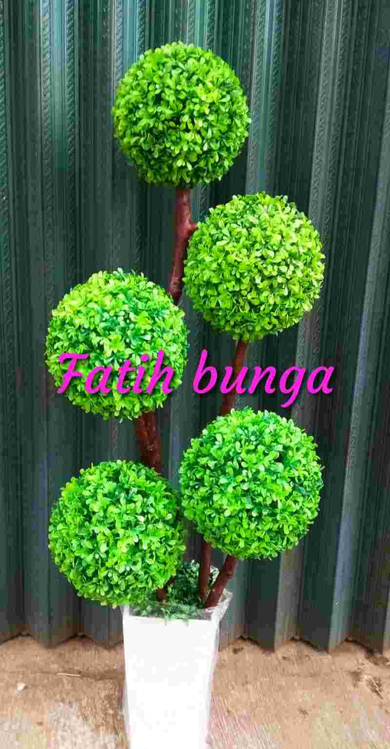 Jual pohon bunga topiary/bunga hias/pohon plastik di Seller Fatih Bunga ...