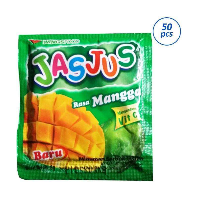 Jual WHS - JASJUS Mango Powder Drink [7 g/ 50 pcs/ Kemasan Sachet] di ...