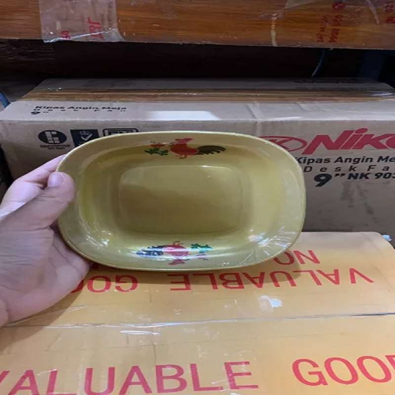 Jual PIRING MAKAN SEMI AKRILIK TEBAL PIRING PERSEGI CAP AYAM JAGO ...