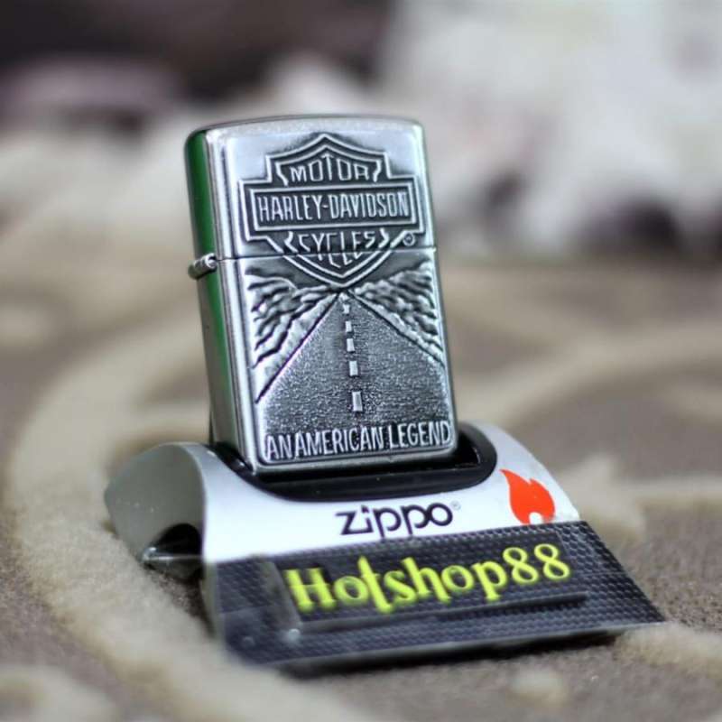 Jual Zippo Full Face Emblem Original Harley Davidson American Legend ...