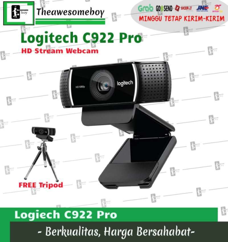 Jual Logitech C922 Pro Webcam FHD Auto Focus Double Microphone di ...