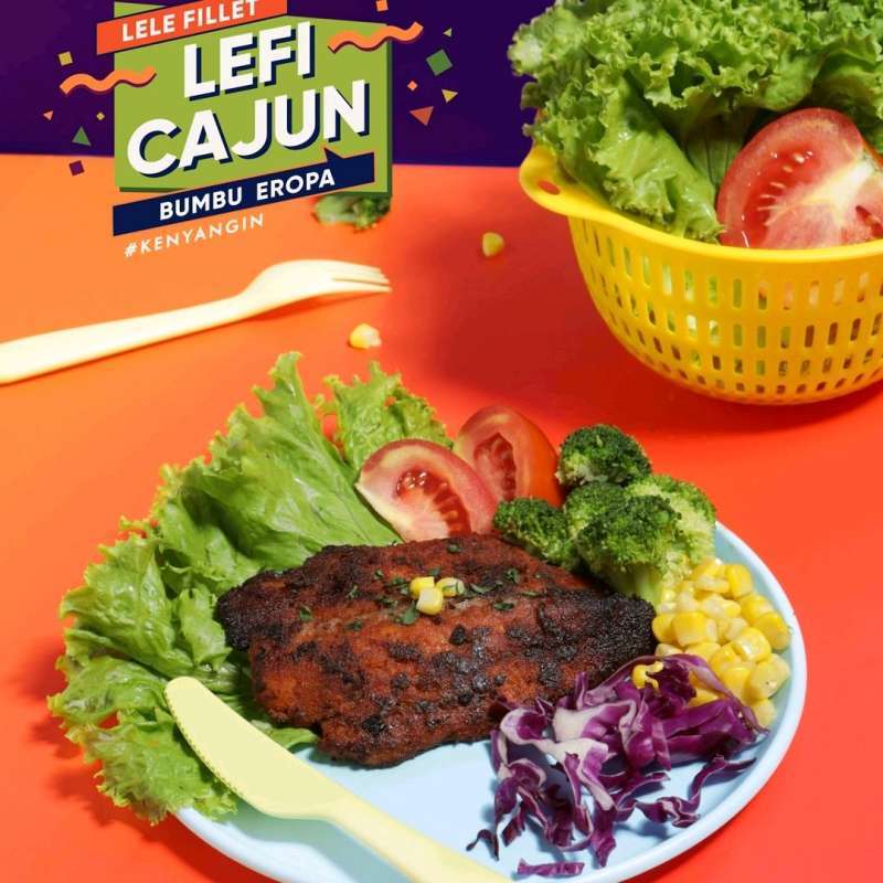 Jual LELE FILLET BUMBU EROPA/LEFI CAJUN TATETUTEN/NO MSG/NO PENGAWET di ...