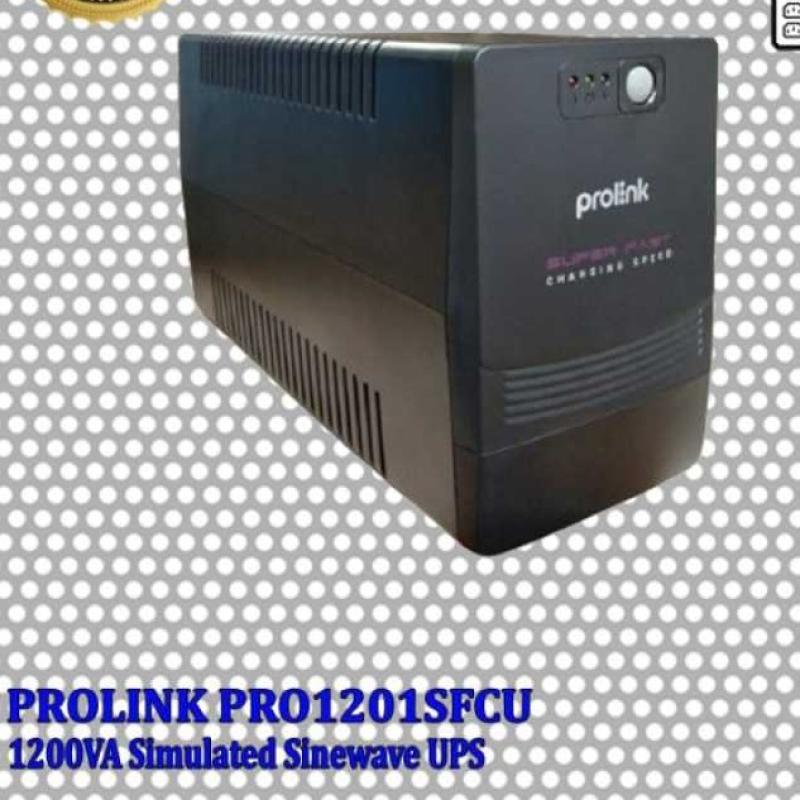Jual UPS PROLINK 1200VA PRO1201SFCU 1200VA 840W Gar,1Tahun di Seller Cullen darrel - Pegadungan ...