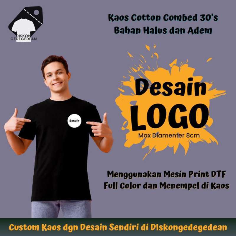 Jual Kaos Custom Desain utk Logo - Baju Custom Seragam Gathering - LOGO ...