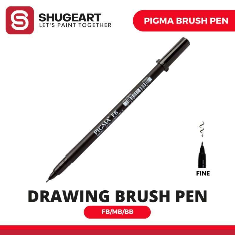 Jual Sakura Pigma Professional Brush Pigment Ink Drawing Brush Pen Sakura di Seller RUANG ATK 99 ...