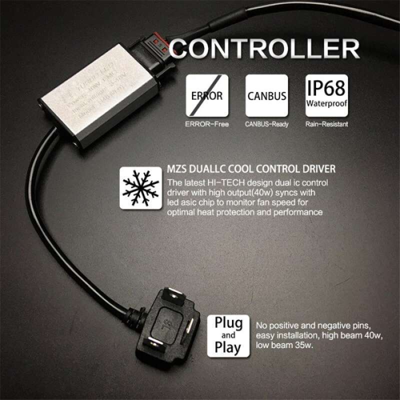 Jual TURBO LED T1 H4 UNIVERSAL ISI 2PC HEADLIGHT TURBO T1 di Seller ...