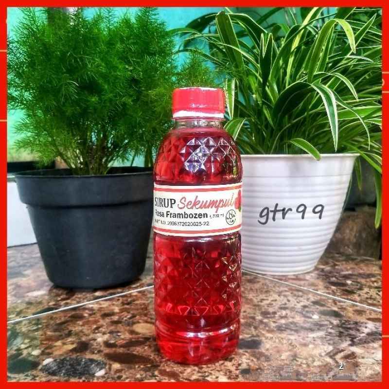 Jual SIRUP SEKUMPUL RASA FRAMBOZEN SIRUP KHAS KALIMANTAN SELATAN 330 ml ...