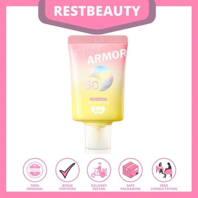 Jual BARENBLISS - BNB barenbliss My UV Armor SPF 50 PA++++ - Face Sunscreen gel Moisturizer di ...