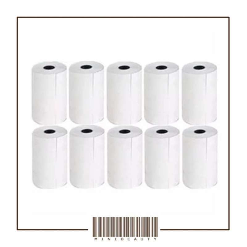 Jual Label Sticker Thermal Uk 58mm X 5m Countinous Roll Nyambung Di ...