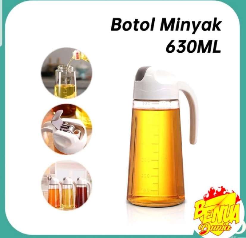 Jual BOTOL KACA MINYAK GORENG ISI 630ML // BOTTLE OIL POT BOTOL KECAP ...