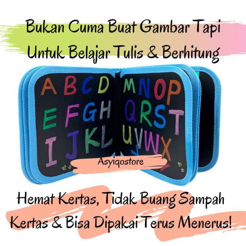 Jual MAINAN EDUKASI ANAK PEREMPUAN LAKI LAKI BALITA BUKU MENGGAMBAR ...