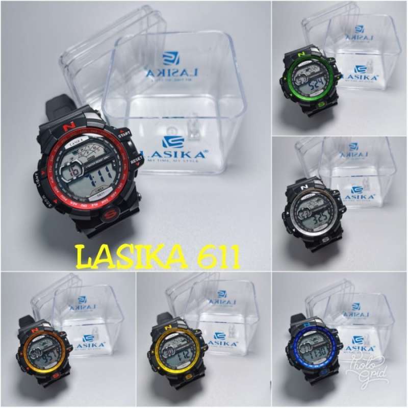 Promo LASIKA ORIGINAL JAM TANGAN SPORTY DIGITAL PRIA ANTI AIR 50M G ...