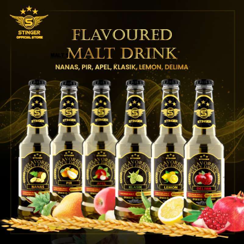 Jual Stinger Malt Drink Mixed Bundle (all 6 Flavors) Nonalcoholic ...