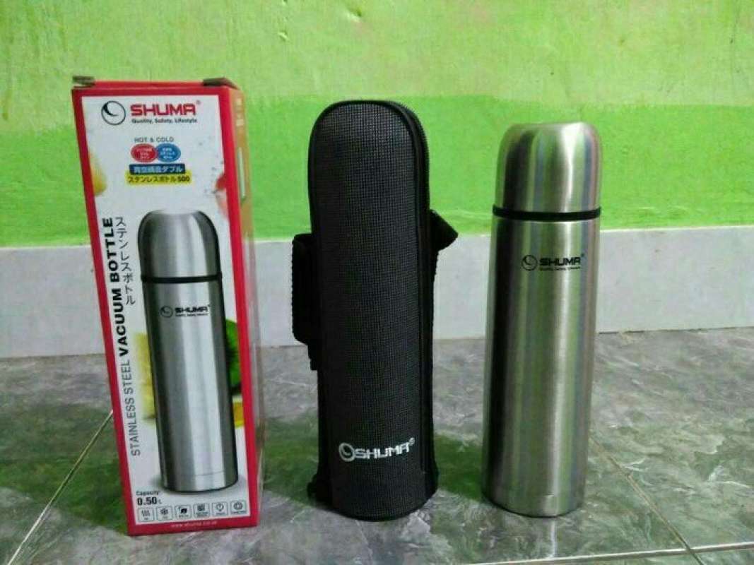Jual Shuma Vacuum Flask Bottle / Termos Stainless 500Ml Hot & Cool di ...